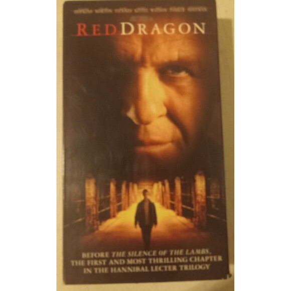 Media | Red Dragon Vhs Tape Universal Anthony Hopkins Edward Norton ...